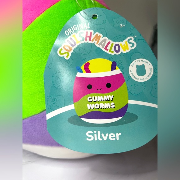 Squishmallows | Toys | Nwt Squishmallowsilver The Gummy Worms First To ...